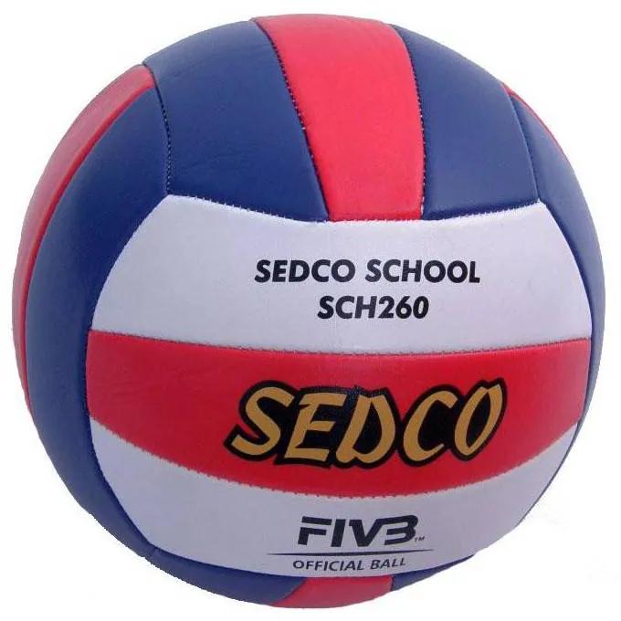 Volejbalový míč SEDCO SCHOOL SCH260 modrá/červená