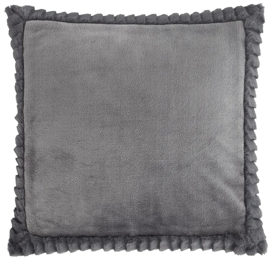 Dekorační polštář z mikroplyše 55x55 cm Velvet and Faux Fur – Catherine Lansfield