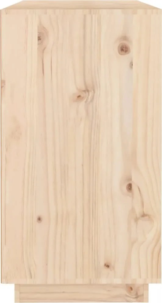 vidaXL Příborník 100 x 40 x 75 cm masivní borové dřevo [820132] Barva: Šedá