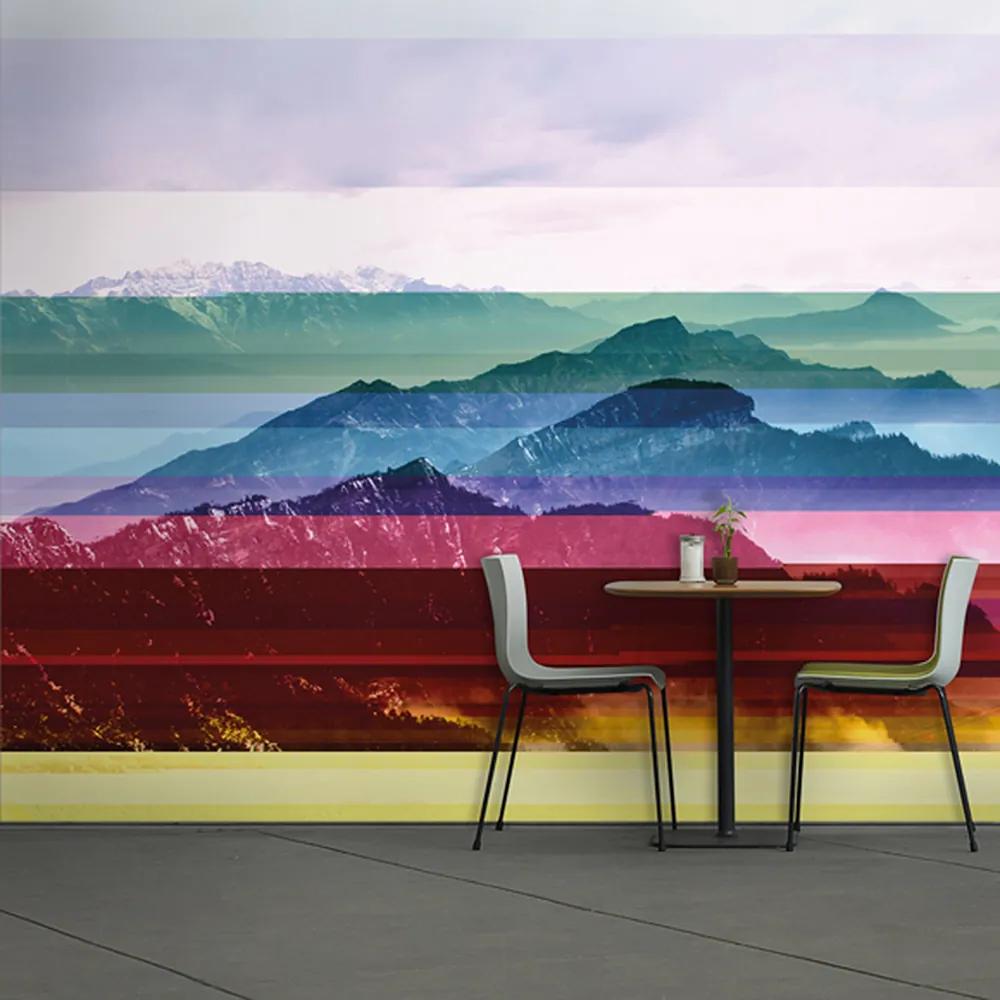 obrazová tapeta pohoří Velikost: 270 × 270 cm