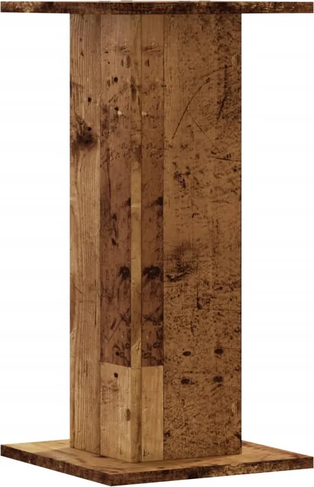 Stojany na rostliny 2 ks old wood 30x30x60 cm kompozitní dřevo 3307862