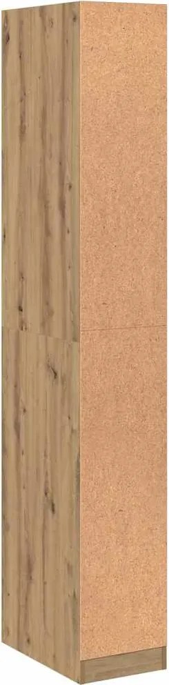 Šatní skříň dub artisan 30 x 50 x 200 cm kompozitní dřevo 3307692