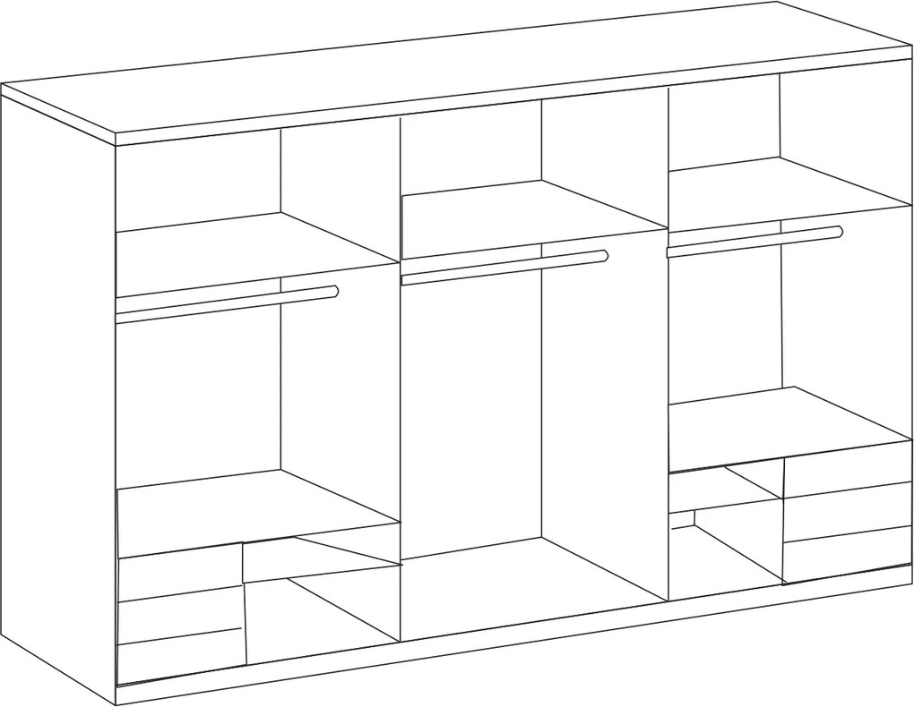 Šatní skříň LEVEL