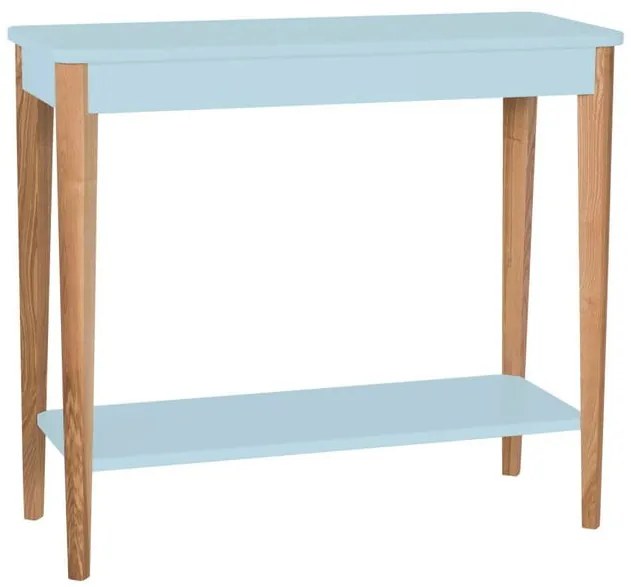 Světle modrý konzolový stolek Ragaba Ashme, šířka 85 cm