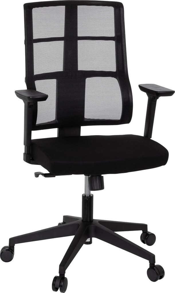 XXXLutz OTOČNÁ ŽIDLE, síťovina, plochá tkanina, černá MID.YOU - Online Only kancelářské židle - 001918039901