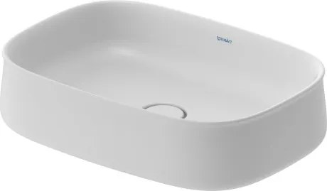 Duravit Zencha - Umyvadlová mísa 550x390x140 mm, bílá matná 2373553279