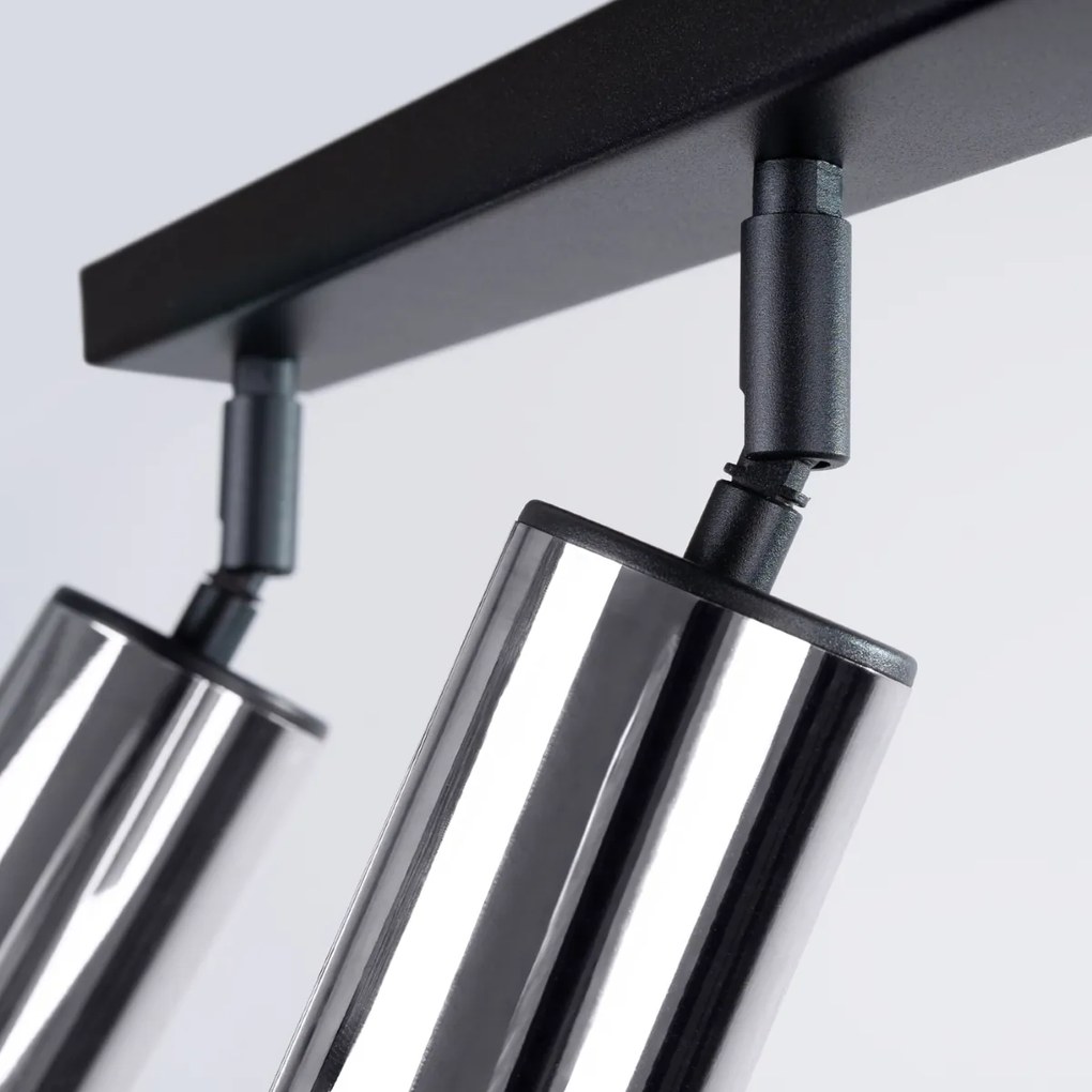 Sollux Lighting Stropní svítidlo WINX 3 Černá/chromové