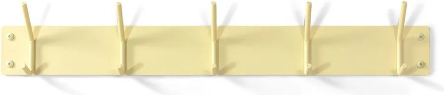 Světle žlutý ocelový nástěnný věšák 70 cm Fusion – Spinder Design