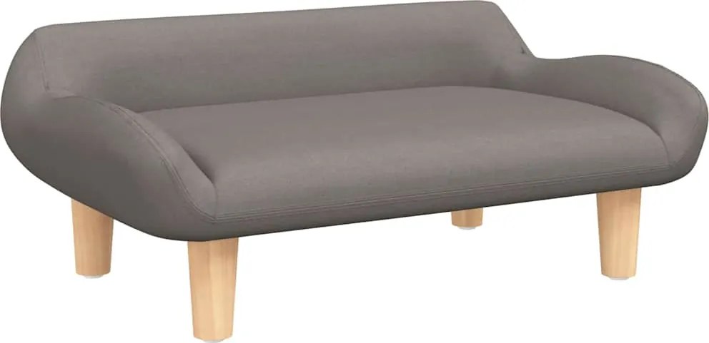 Pelíšek pro psy taupe 70 x 40 x 24 cm textil 171949