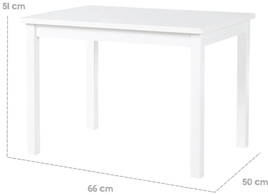 Dětský stolek 50x66,5 cm – Roba