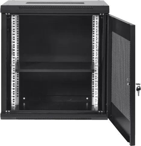 Síťová serverová skříň pro montáž na stěnu 12U, hloubka 39,4 cm