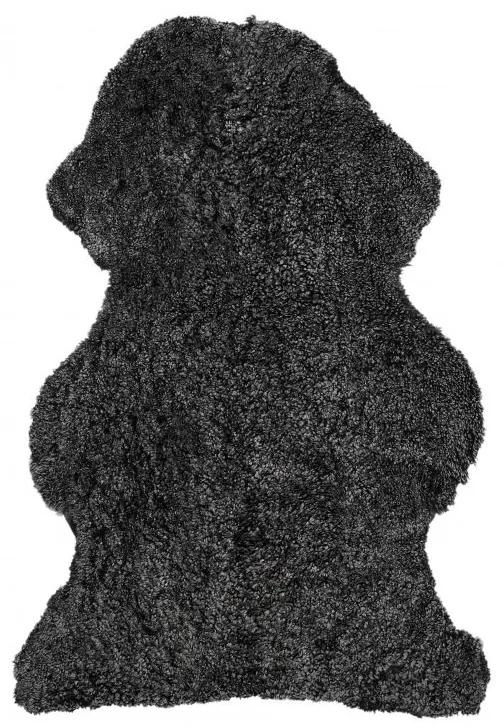 Kožešina australská kudrnatá antracit 95x60 cm