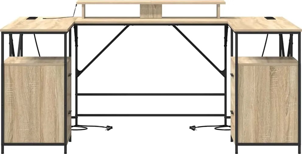 Stůl Sonoma dub Kompozitní dřevo 182 x 101 x 87,5 cm 3376137
