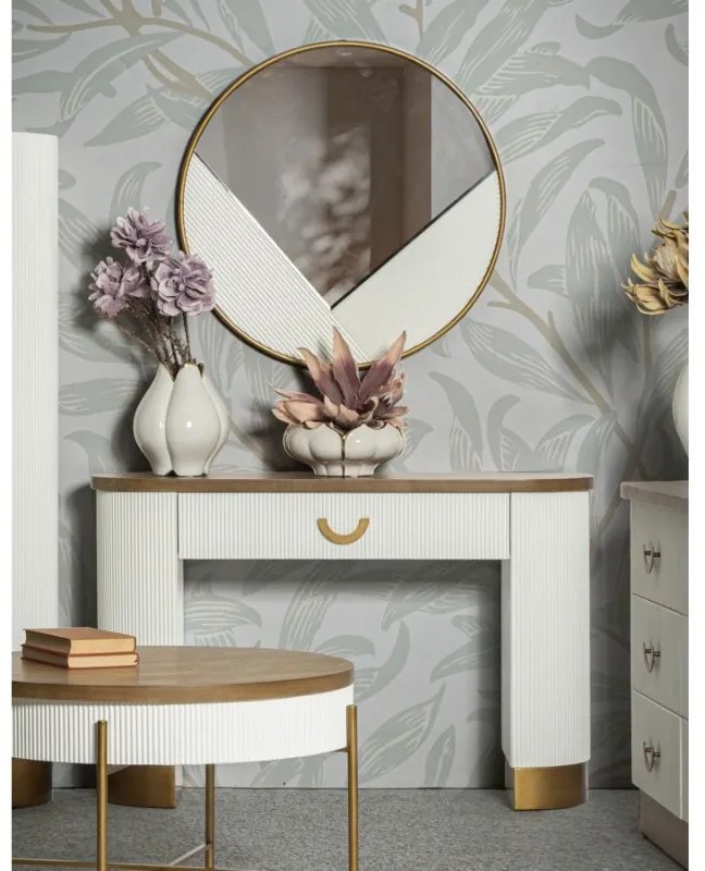 Designová konzole Tahigwa 121 cm bílá
