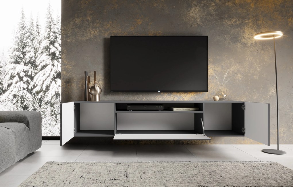 ADRK Furniture RTV skříňka NOEMI Závěsná RTV-NOE-G