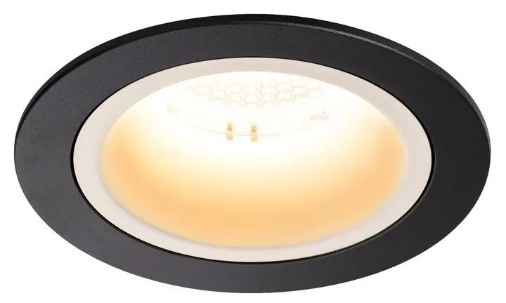 LA 1003866 NUMINOS® DL M vnitřní LED zápustné stropní svítidlo černá/bílá 3000 K 20° včetně listových pružin - BIG WHITE