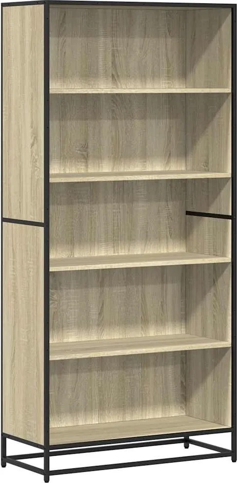 Knihovna dub sonoma 80,5 x 35 x 170,5 cm kompozitní dřevo 3300856