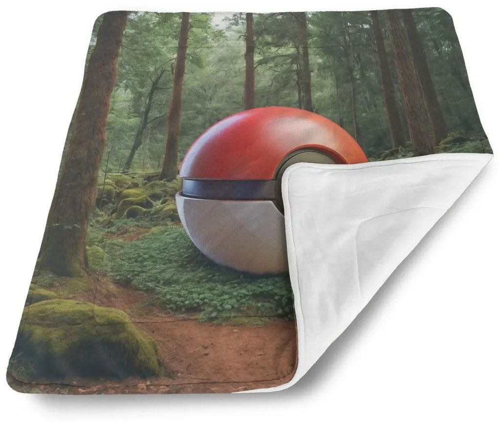 Sablio Deka pro miminko Pokemon ball Les - 90x120 cm