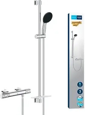 Grohe Precision Feel - Sprchový set s termostatem | 3 proudy | chrom