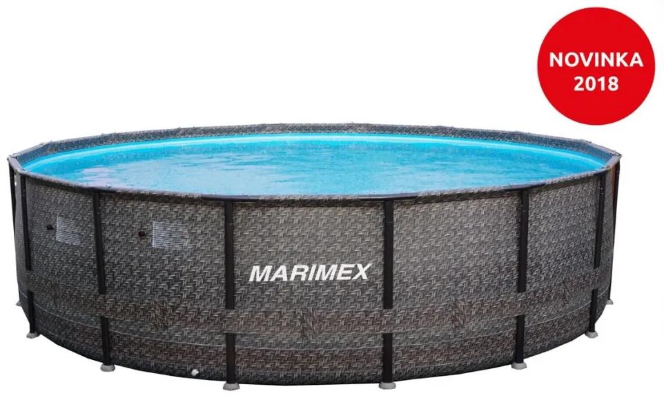 MARIMEX kruhový bazén FLORIDA PREMIUM ratan 4,88 x 1,22 m