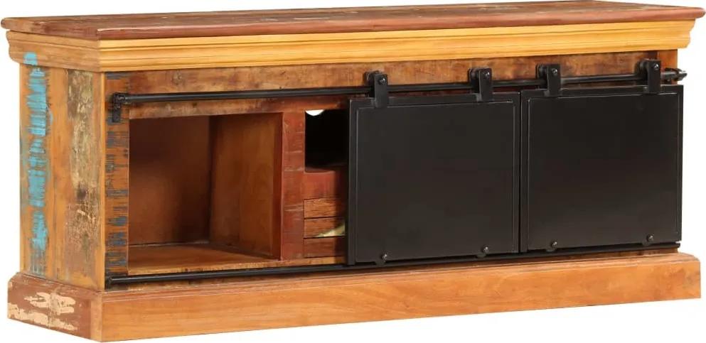 vidaXL TV stolek 110 x 30 x 45 cm masivní recyklované dřevo [247328]