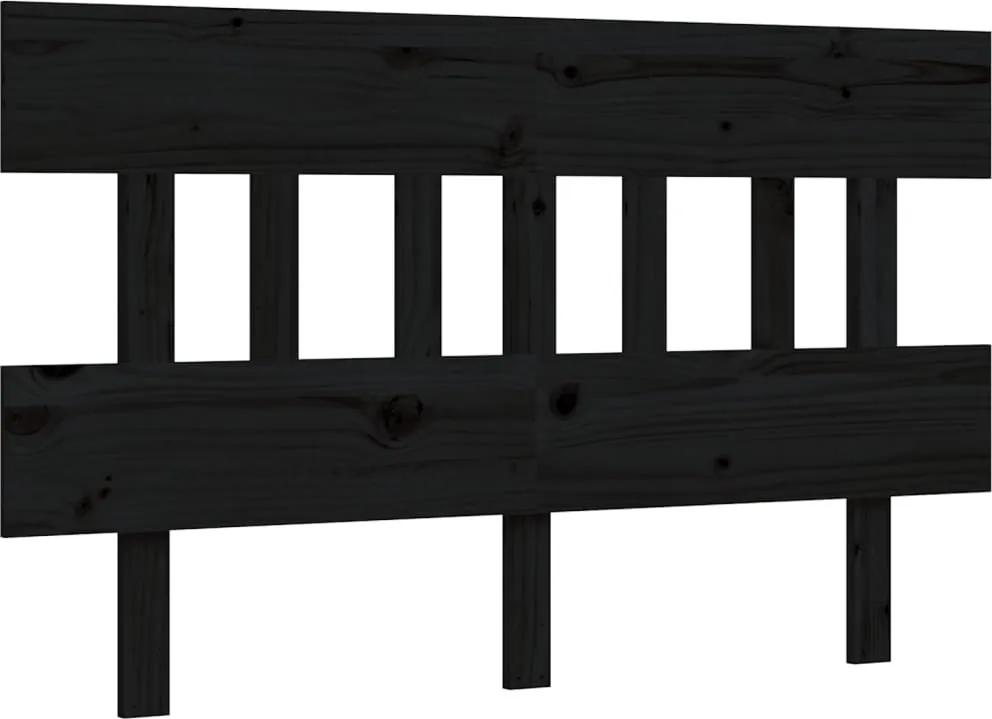 vidaXL Rám postele s čelem 120 x 200 cm masivní dřevo [3195155] Barva: Přírodní