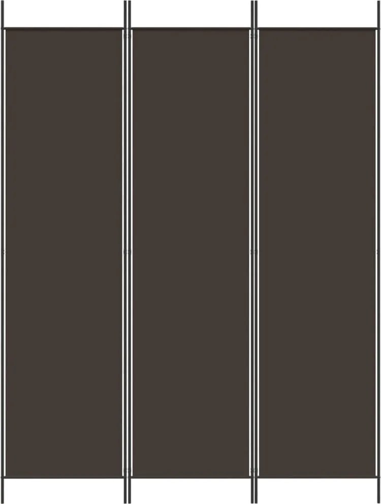 vidaXL 3dílný paraván 150x200 cm textil [350180] Barva: Černá