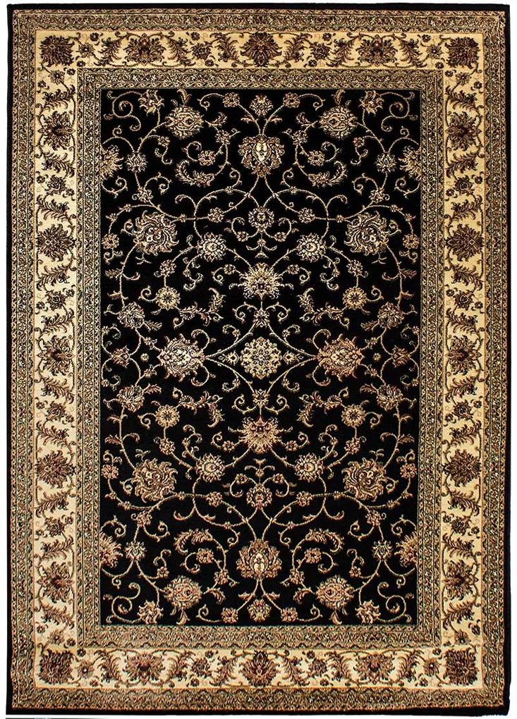 Koberce Breno Kusový koberec MARRAKESH 210 Black, Černá, Vícebarevné, 160 x 230 cm