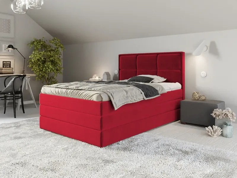 Postel boxspring Samara 100x200 s úložným prostorem - výběr barev