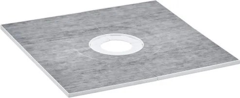 Sada sprchového obrubníku, 914 × 914 mm Souprava sprchové vaničky se 160 mm
