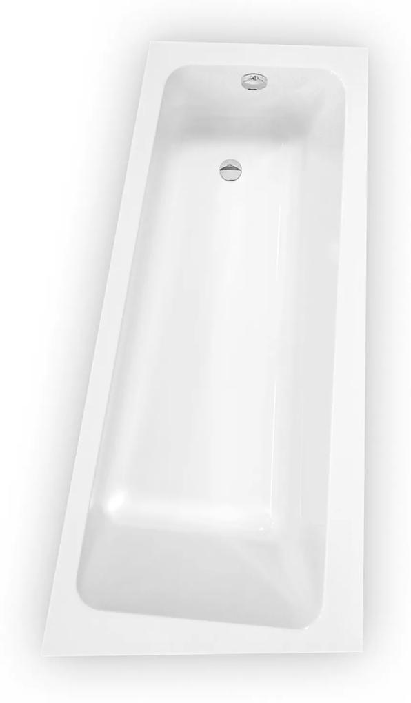 Roth Asymetrická akrylátová vana EVA SIDE Varianta: rozměry: 150x80 cm, orientace: Levá - (EVA SIDE L - 9780000)