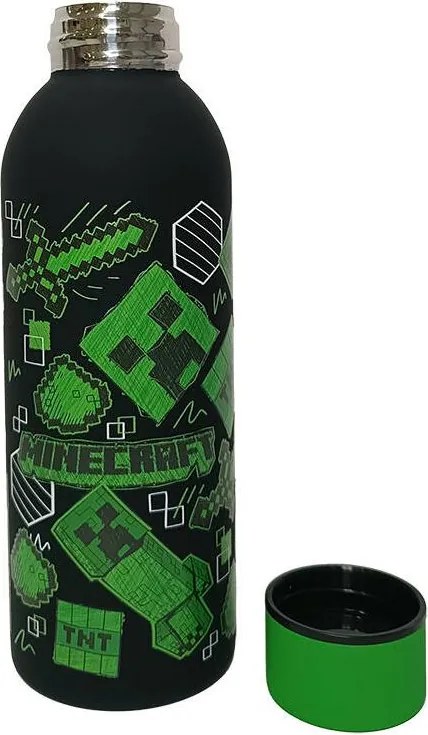 Lahev Na Pití Ocelový Minecraft Creeper 3D Potisk Láhev 500 ml