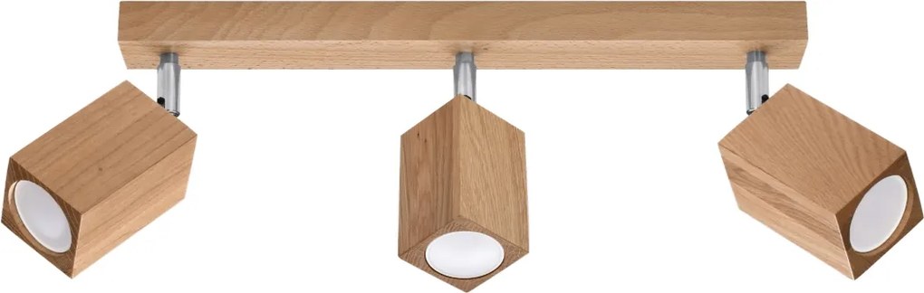 Sollux Lighting Stropní svítidlo KEKE 3 dub