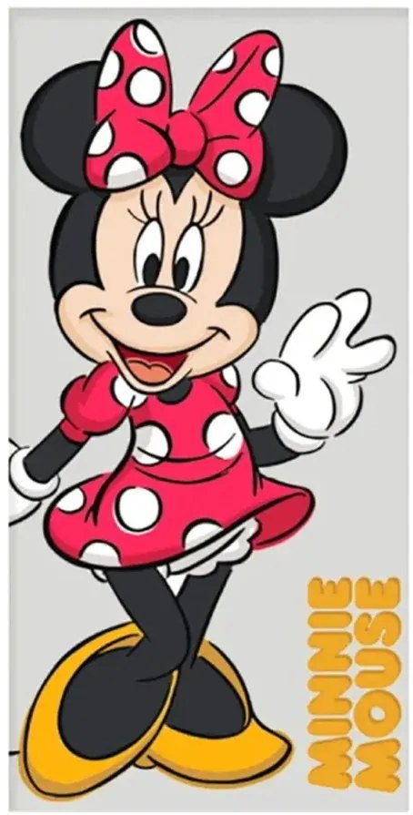 Plážová osuška veselá Minnie Mouse - 100% bavlna - 70 x 140 cm