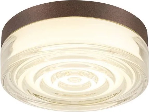 LA 1010211 CYFT WAVE XL Přisazené nástěnné a stropní svítidlo, 2700/3000/4000 K, 15 W, PHASE, 105°, IP65 černá / čirá - BIG WHITE (SLV)