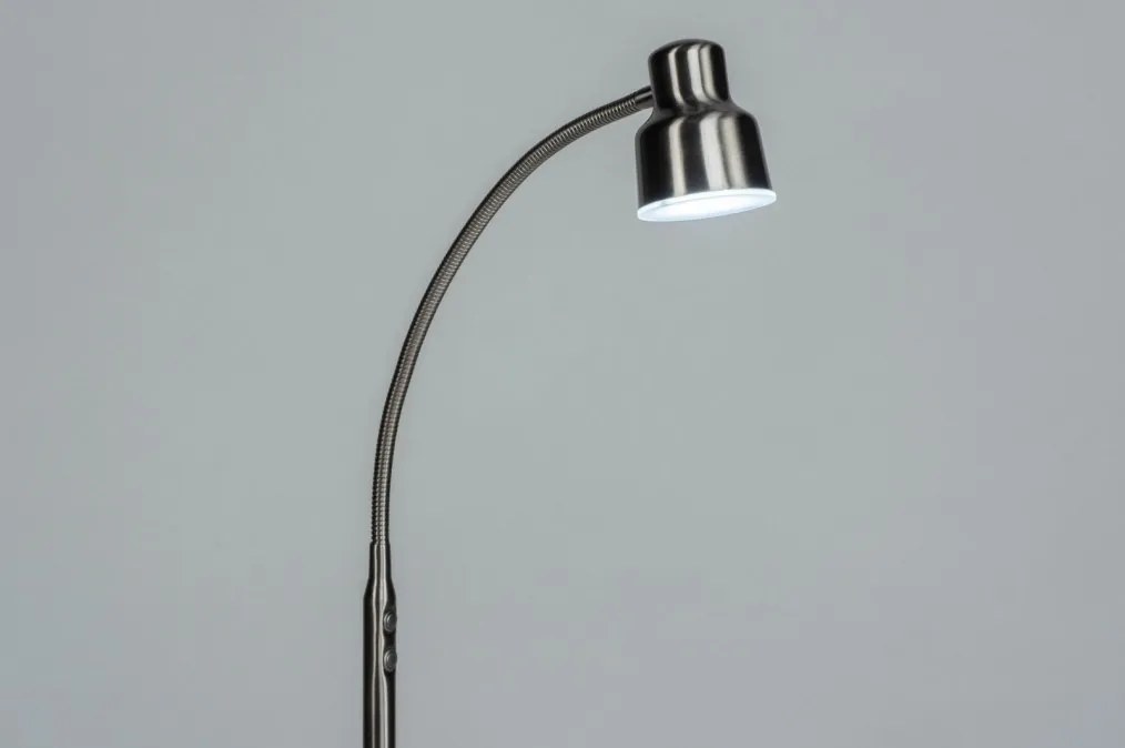 Stojací designová lampa Silver Yalle