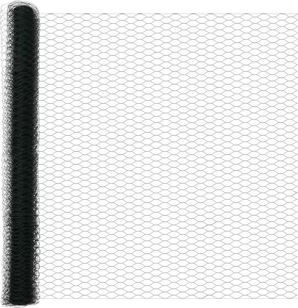 Hexagonální kotvení plotu 100 x 1,6 m Ocel potažená PVC Zelená 3352759