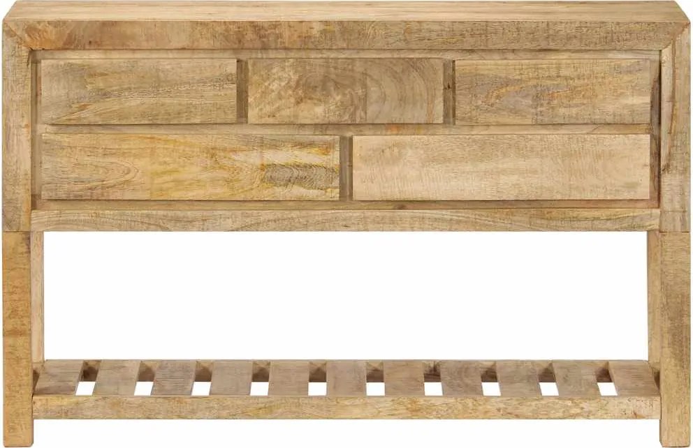 Příborník 120 x 30 x 75 cm masivní mangovníkové dřevo 247479