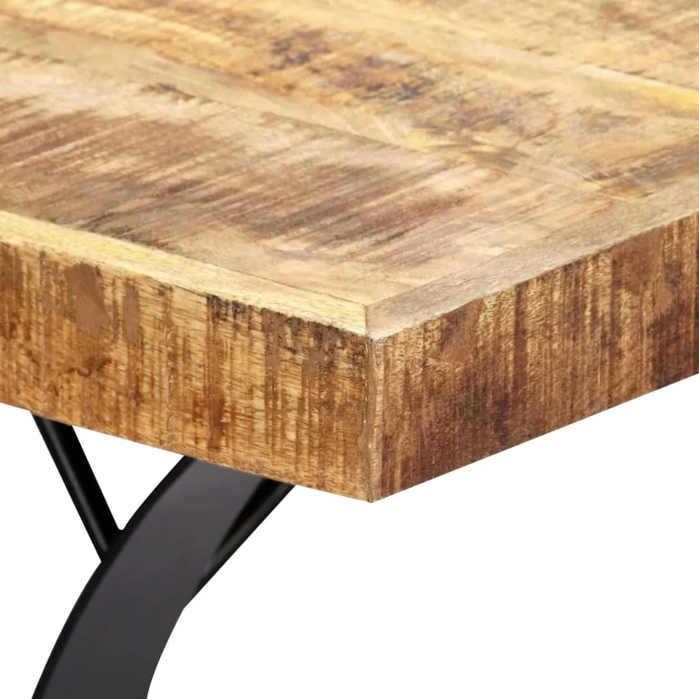 Jídelní Stůl 180 X 90 X 76 Cm Masivní Mangovníkové Dřevo