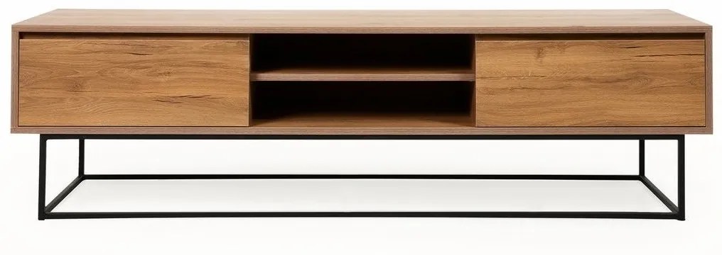 Designový TV stolek Barney 180 cm vzor ořech
