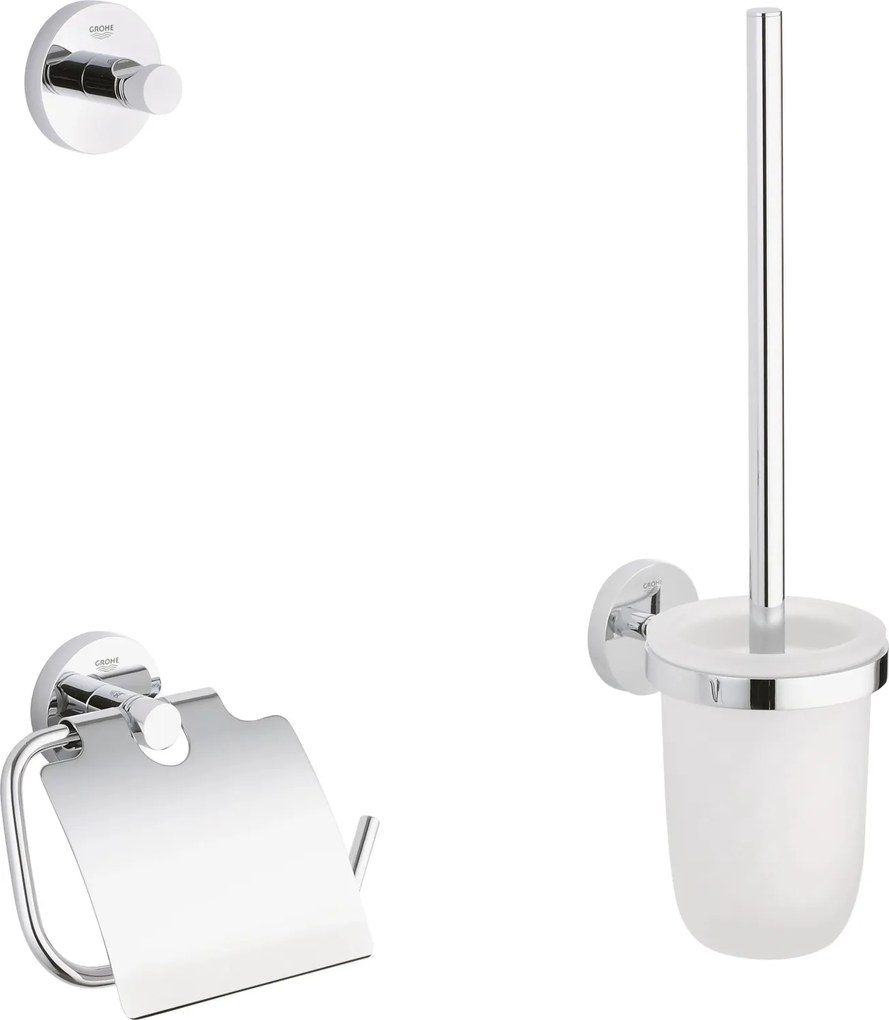 GROHE Sada doplňků pro toaletlu 3v1 ESSENTIALS (40407001)