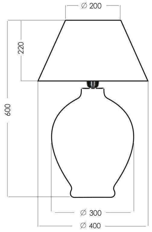 4concepts Designová stolní lampa GENOVA Barva: Zlatá