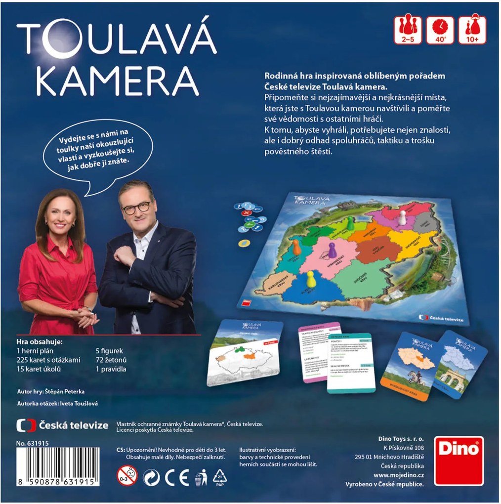DINO Hra vědomostní Toulavá kamera *SPOLEČENSKÉ HRY* dn631915
