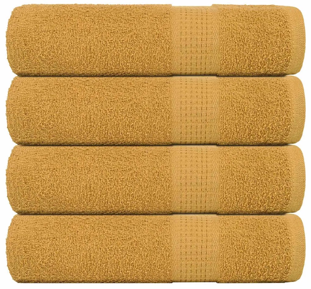 Ručníky FROGN 4 ks zlaté 50x100 cm 360 g/m² 136807