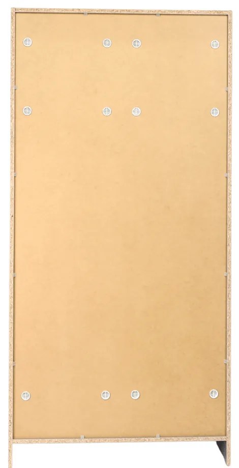 Dřevěná šatní skříň Visio LUX, 90 x 45 x 185 cm, cylindrický zámek, šedá