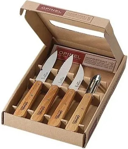 Sada kuchyňských nožů Essentials Natural Box Set Opinel