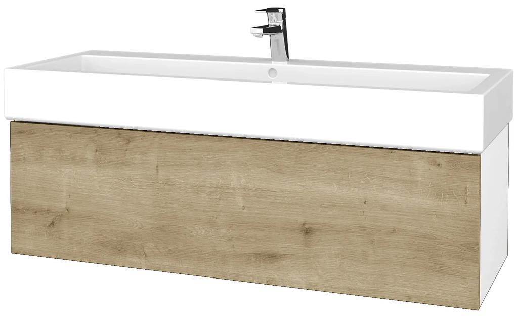 Dřevojas Koupelnová skříň VARIANTE SZZ 120 Varianta: N01 Bílá lesk / IND Individual