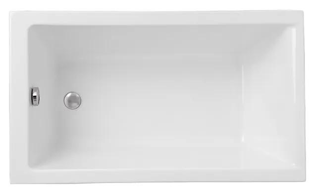 Polimat Akrylátová obdélníková vana Capri 100x70 (120x70) Barva: Bílá, Rozměry (cm): 100x70
