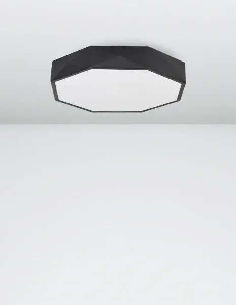 LED stropní svítidlo Eben 40 černé