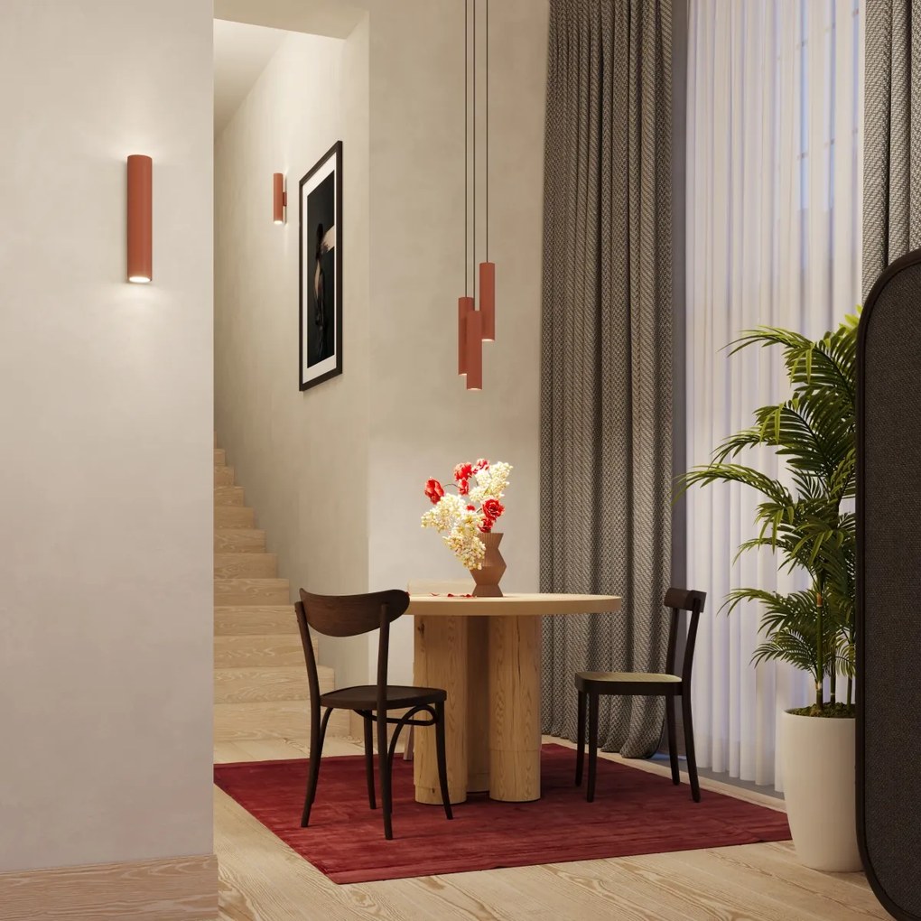 Sollux Lighting Nástěnné svítidlo LAGOS 2 červené okrové